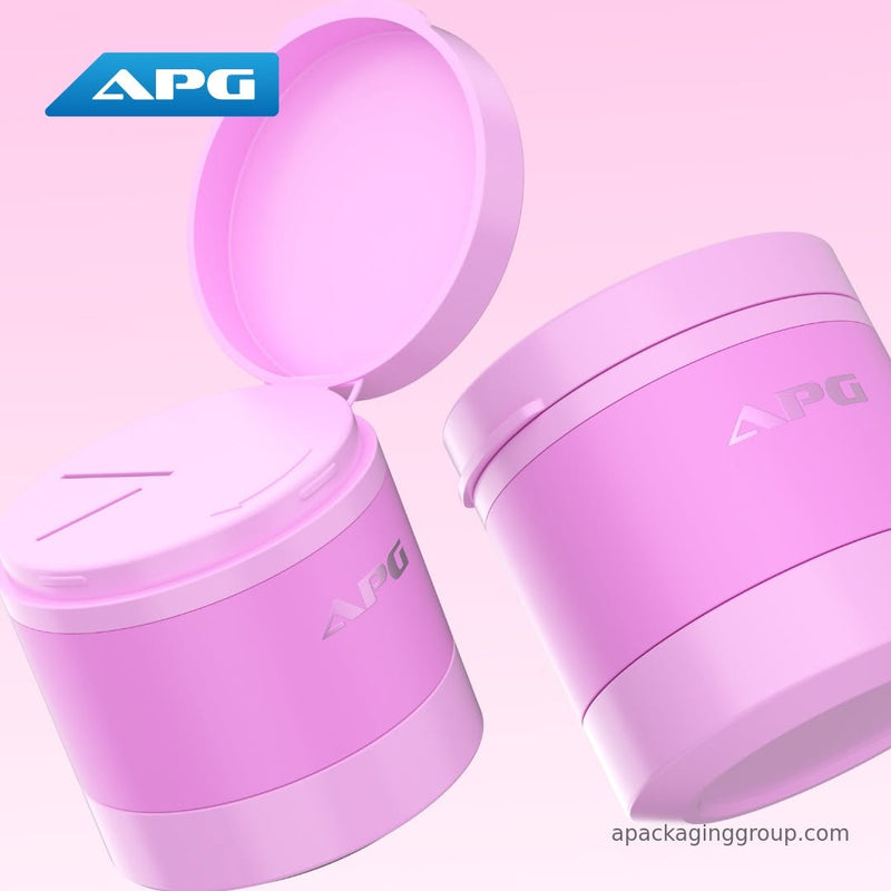 How does a rotating grinder cosmetic jar work? – APG Packaging