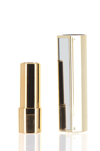 Innovative glass press lipstick component with mirror for modern cosme ...