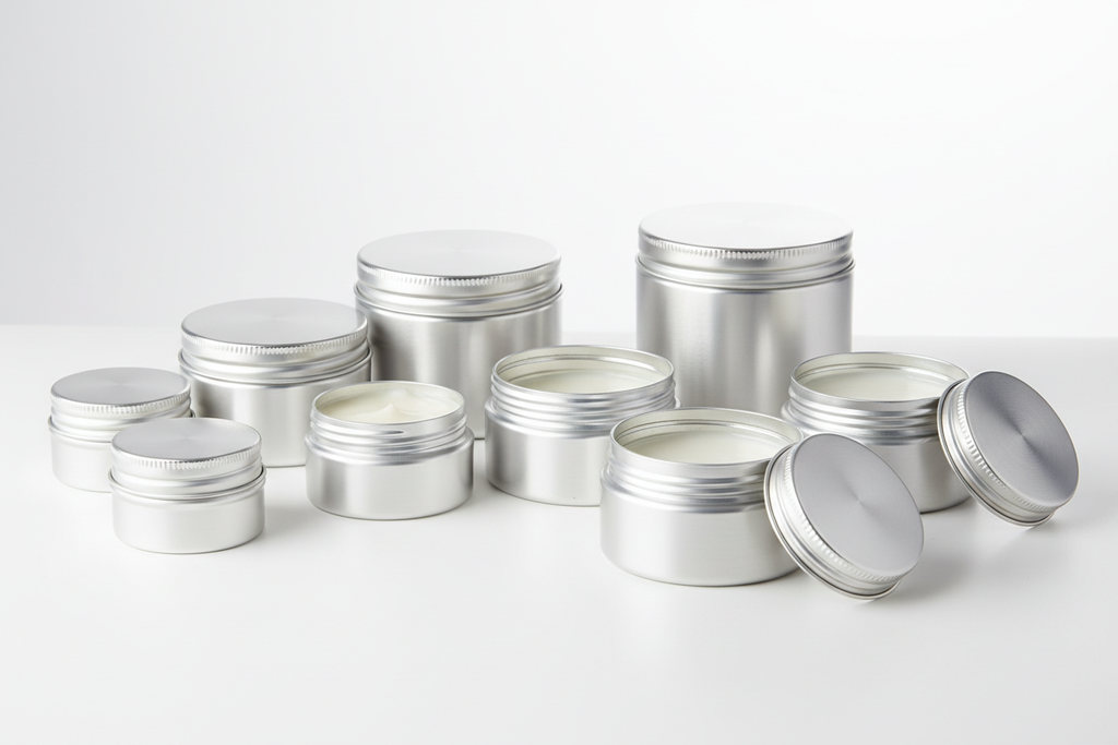 How do aluminum jars provide a premium feel for hair waxes and balms ...