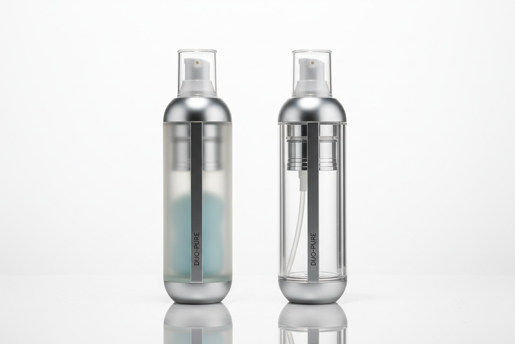 Can dual chamber airless bottles keep incompatible ingredients stable ...