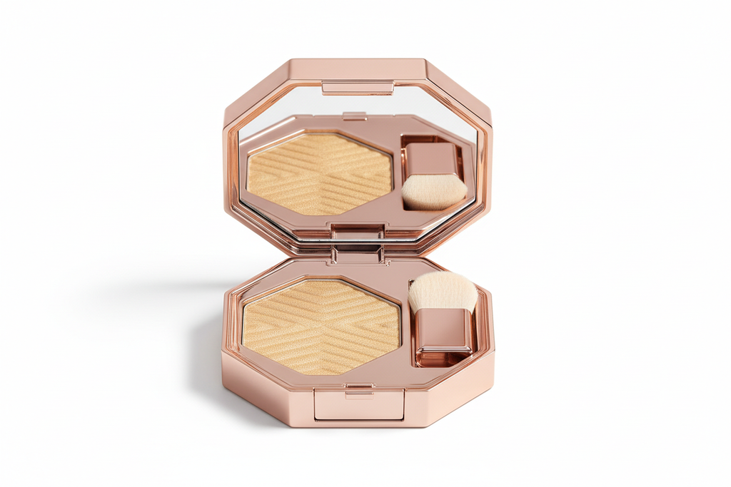How do hexagon makeup compact with mirror compare to traditional round ...