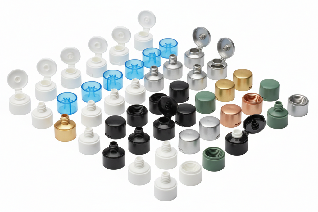 What types of closures are available for squeeze tubes? – APG Packaging