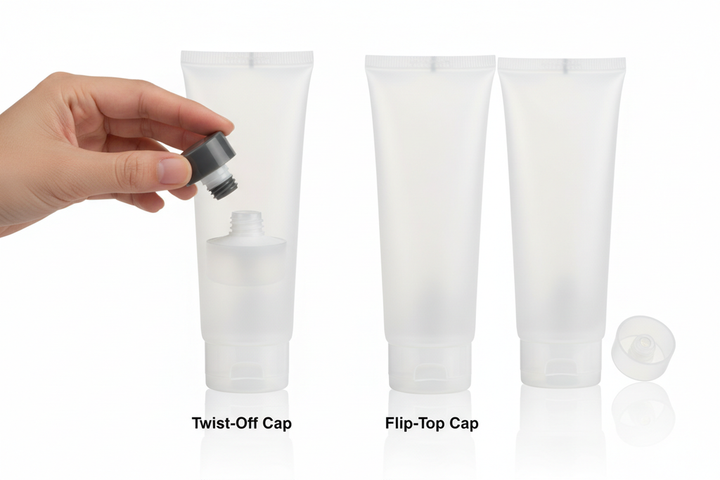 Is a twist-off cap or a flip-top cap better for thick formula squeeze ...