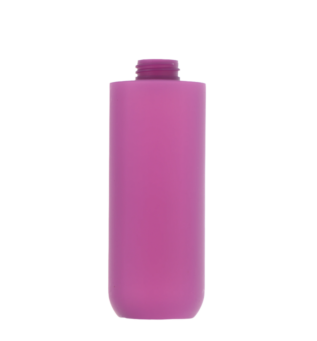 HDPE, Soft Touch Cylinder Bottle with Tapered Bottom – APG Packaging