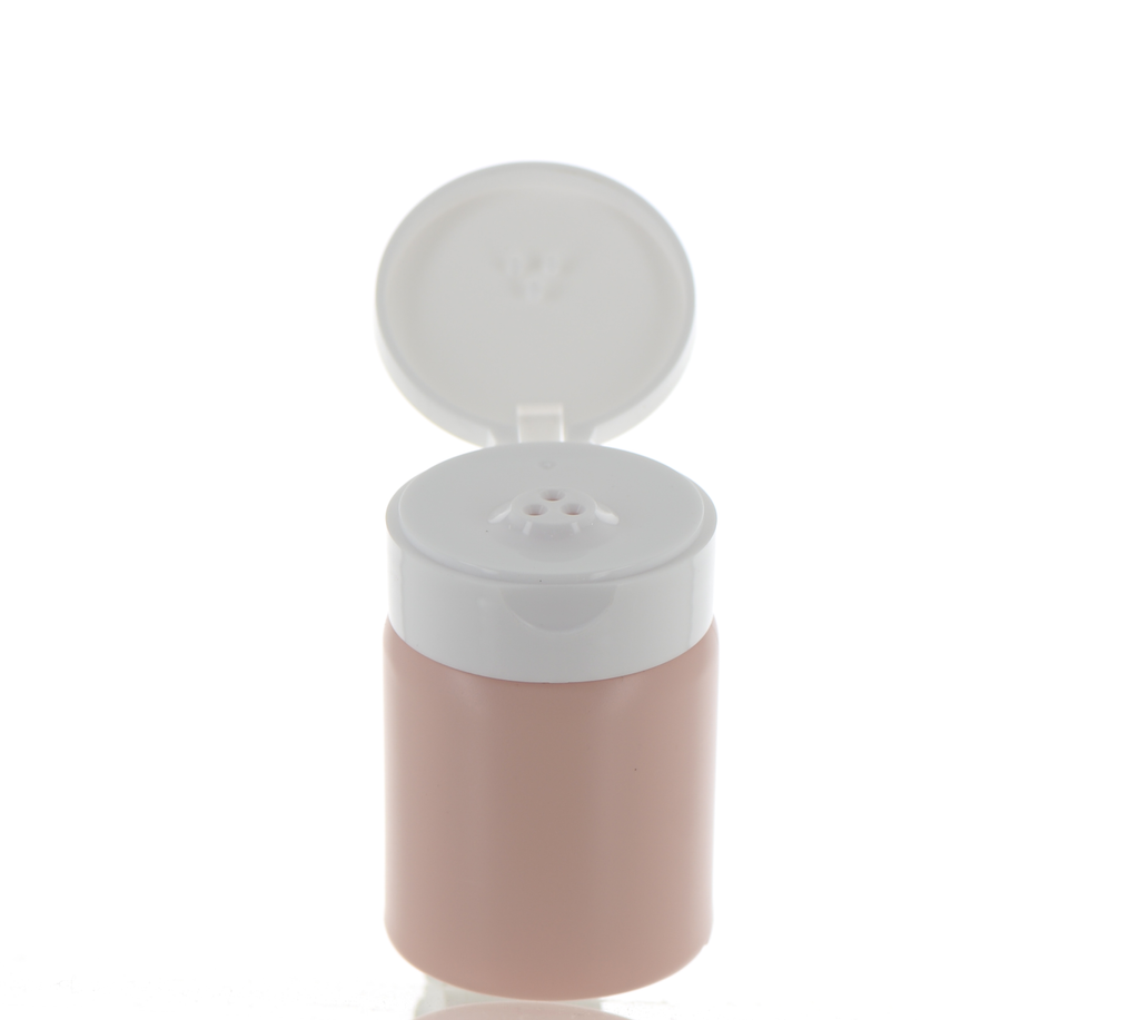 HDPE/PP, Powder Round Bottle with Flip Top Sifter Cap – APG Packaging