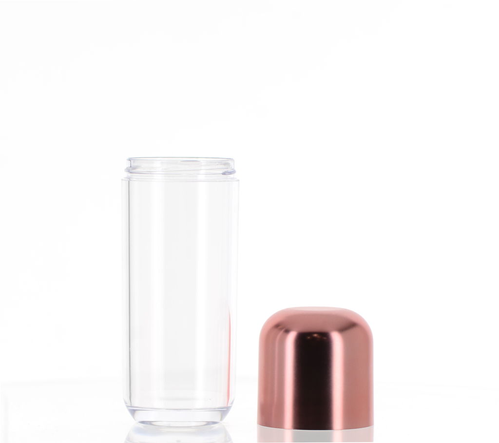 PS/ABS, Tapered Round Bottle with Screw Cap – APG Packaging