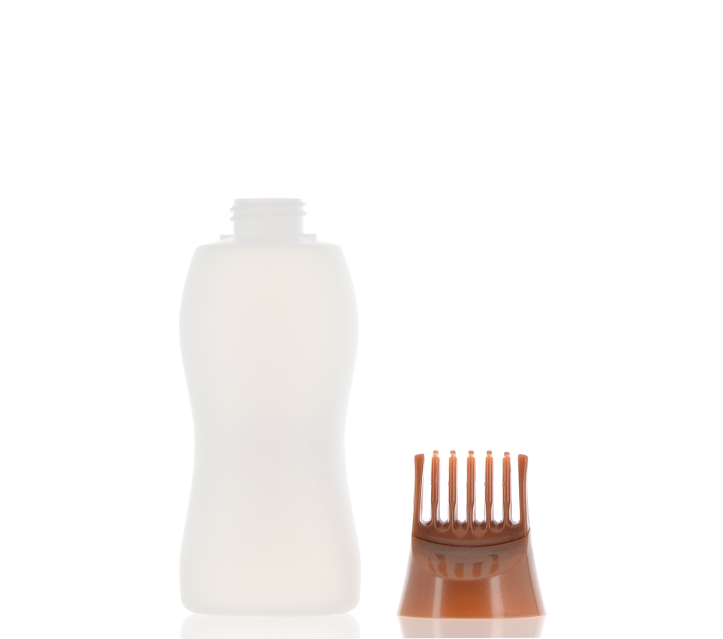 HDPE/PP, Soft Touch Squeeze Bottle with Comb Applicator – APG Packaging