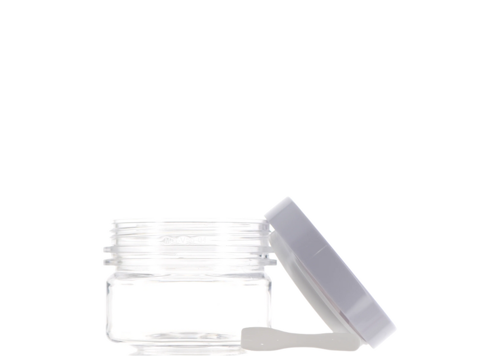 PP/ABS/PET/PE, Square Jar with Spatula – APG Packaging
