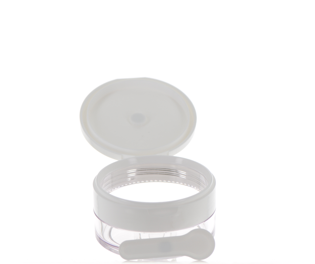 PETG/PP, Flip Top Jar with Magnetic Spatula – APG Packaging