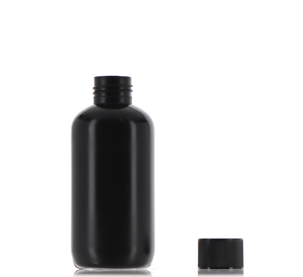 PP, Boston Round Bottle with Screw Cap – APG Packaging