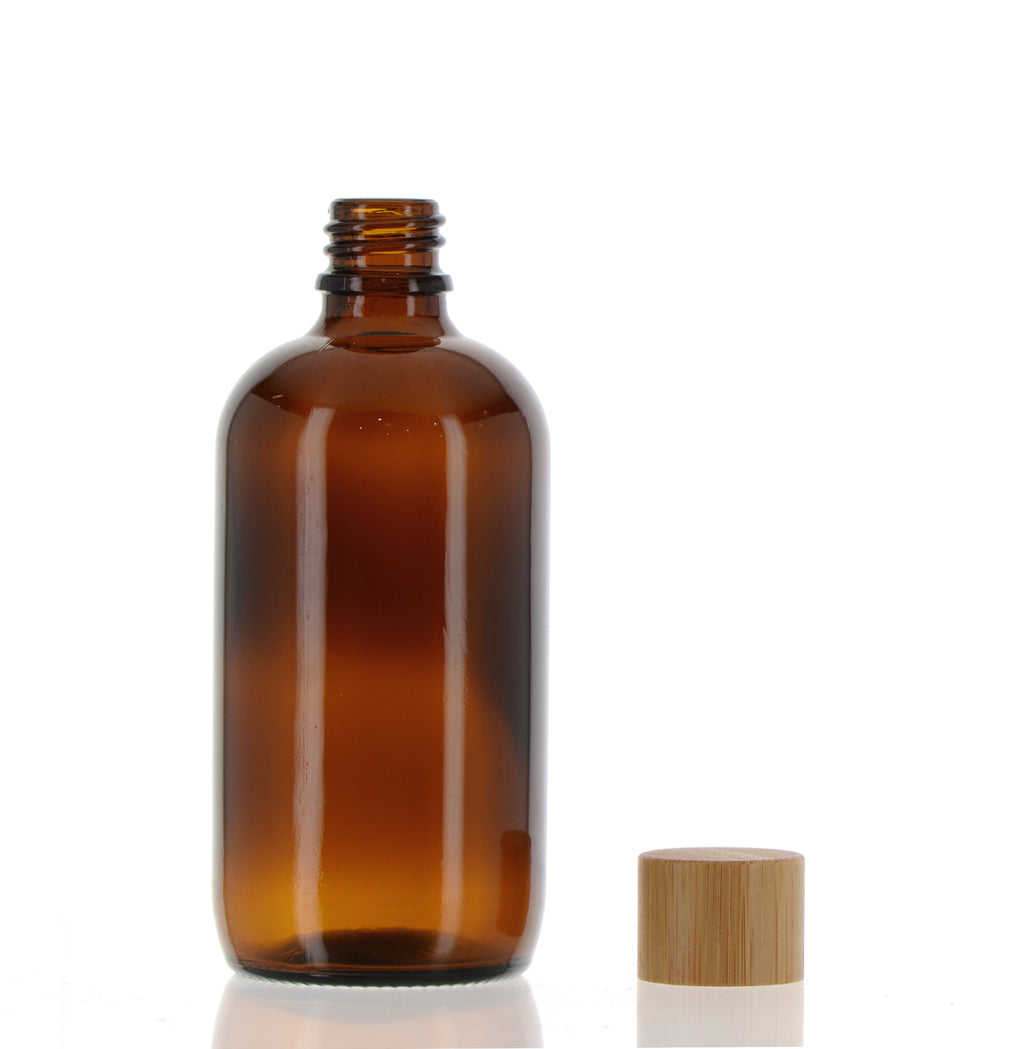 Amber Boston Round Bottle – APG Packaging